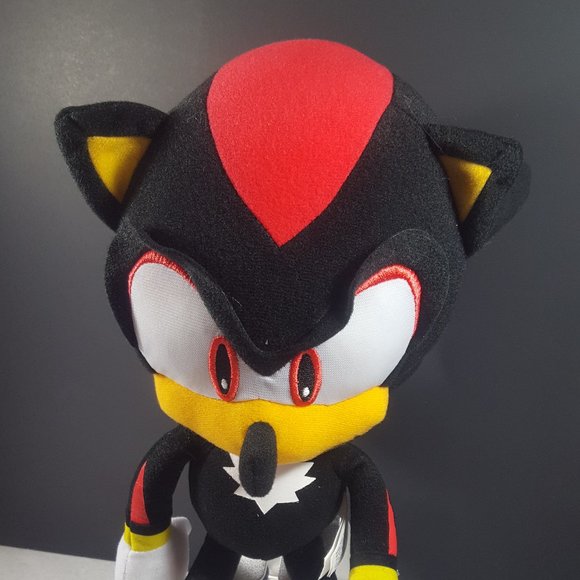 Sega | Toys | Sonic The Hedgehog Video Game Shadow Black Plush Stuffed ...